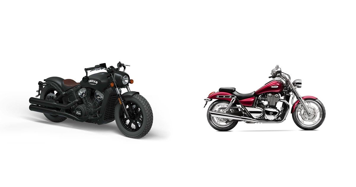 Motorrad Vergleich Indian Scout Bobber 1131 2023 vs. Triumph ...