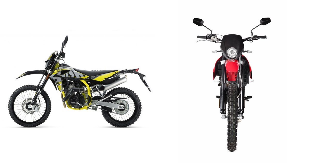 Motorrad Vergleich SWM RS 125 R 2020 vs. Malaguti XTM 125 Enduro 2020