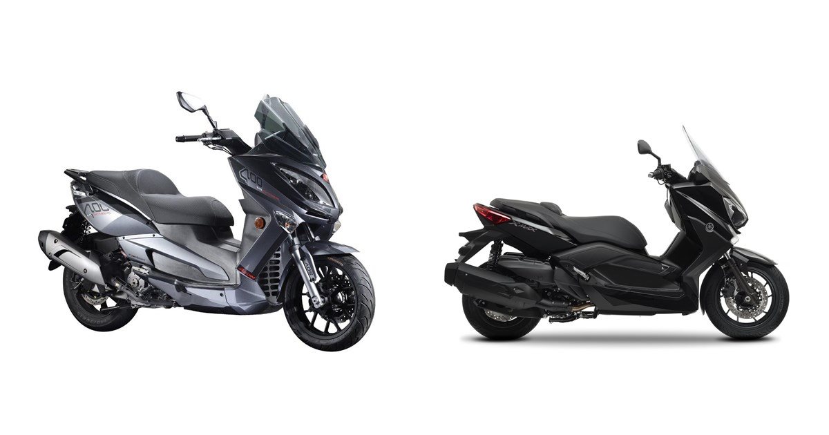 Motorrad Vergleich Aeon Elite 400i ABS 2020 vs. Yamaha XMAX 400 2014