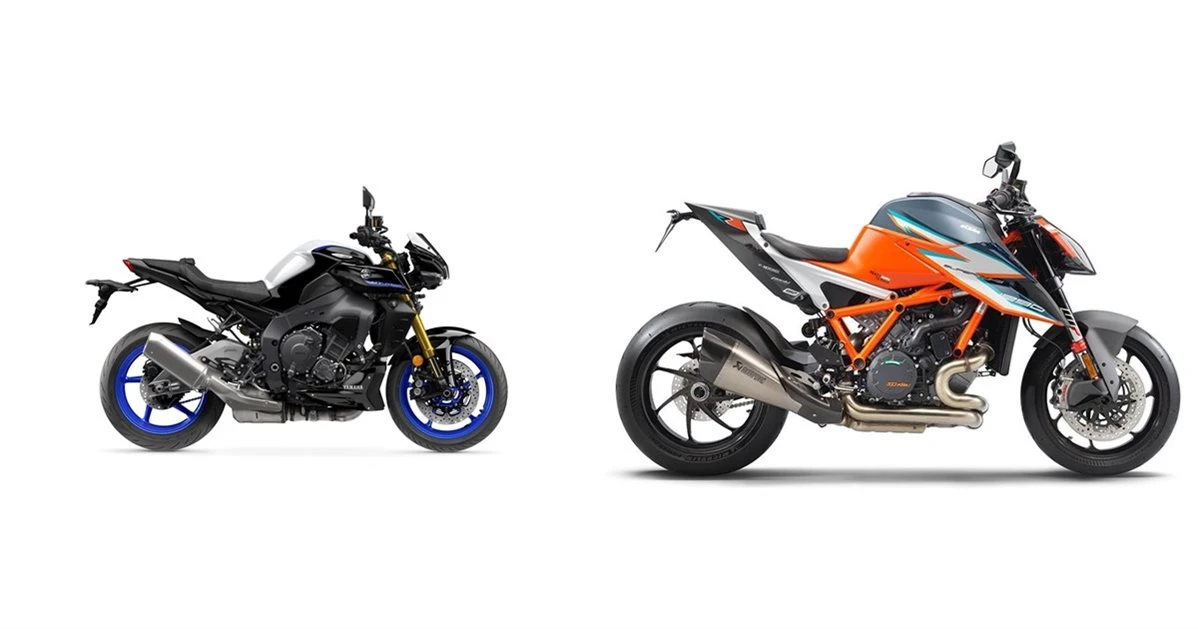 Yamaha MT-10 SP 2023 vs KTM 1290 Super Duke RR 2021