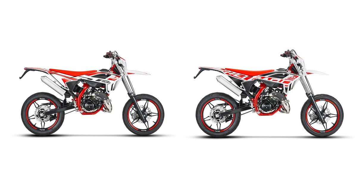 Motorrad Vergleich Beta RR 50 Motard Sport 2023 vs. Beta RR 50 Motard ...
