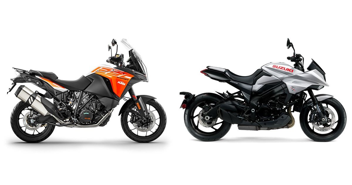 Motorrad Vergleich KTM 1290 Super Adventure S 2017 vs. Suzuki Katana 2019