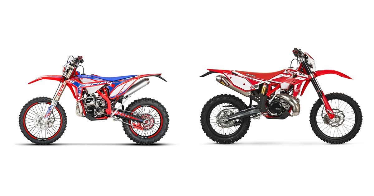 Motorrad Vergleich Beta RR 250 Racing 2020 vs. Beta RR 250 2T 2015