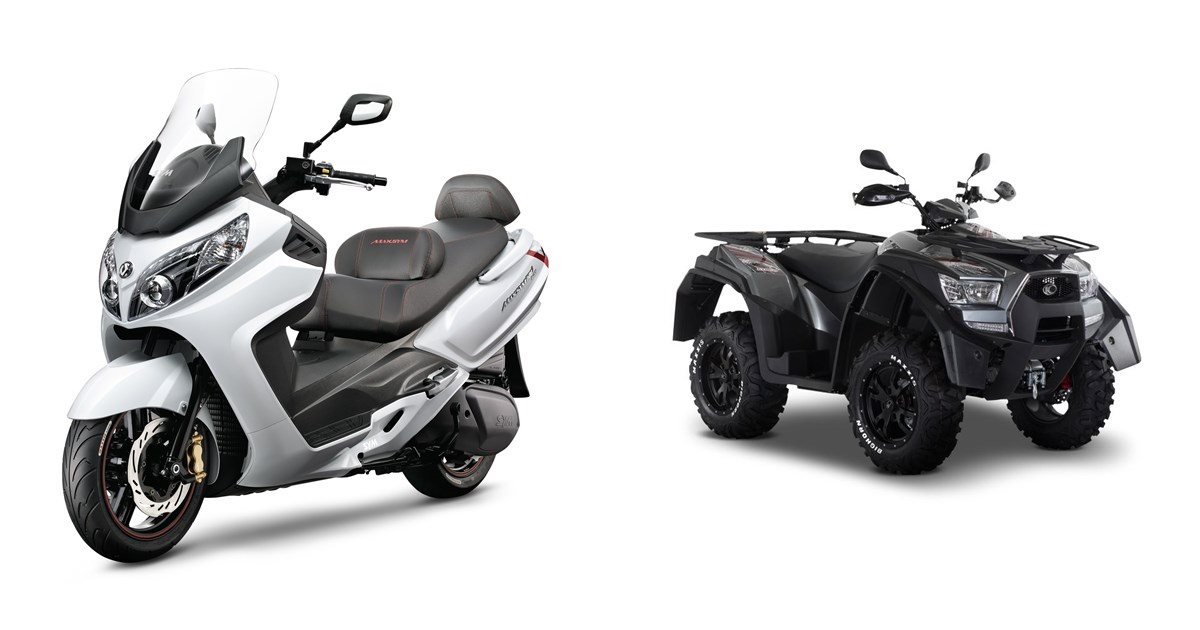 Motorrad Vergleich Sym MaxSym 600i 2015 vs. Kymco MXU 550 EXi LOF 2015