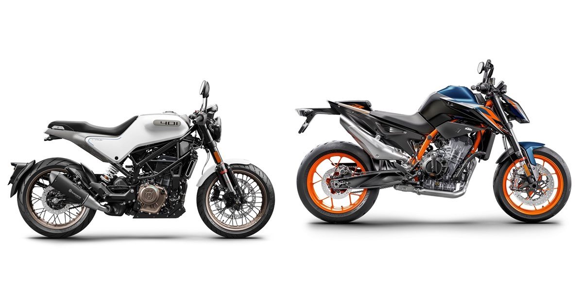 Motorrad Vergleich Husqvarna Vitpilen 401 2022 vs. KTM 890 Duke R 2022