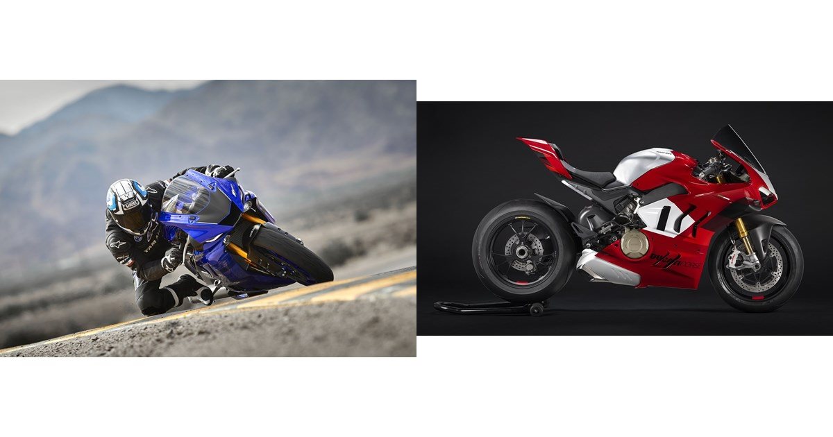 Yamaha YZF-R6 2018 vs Ducati Panigale V4 R 2023