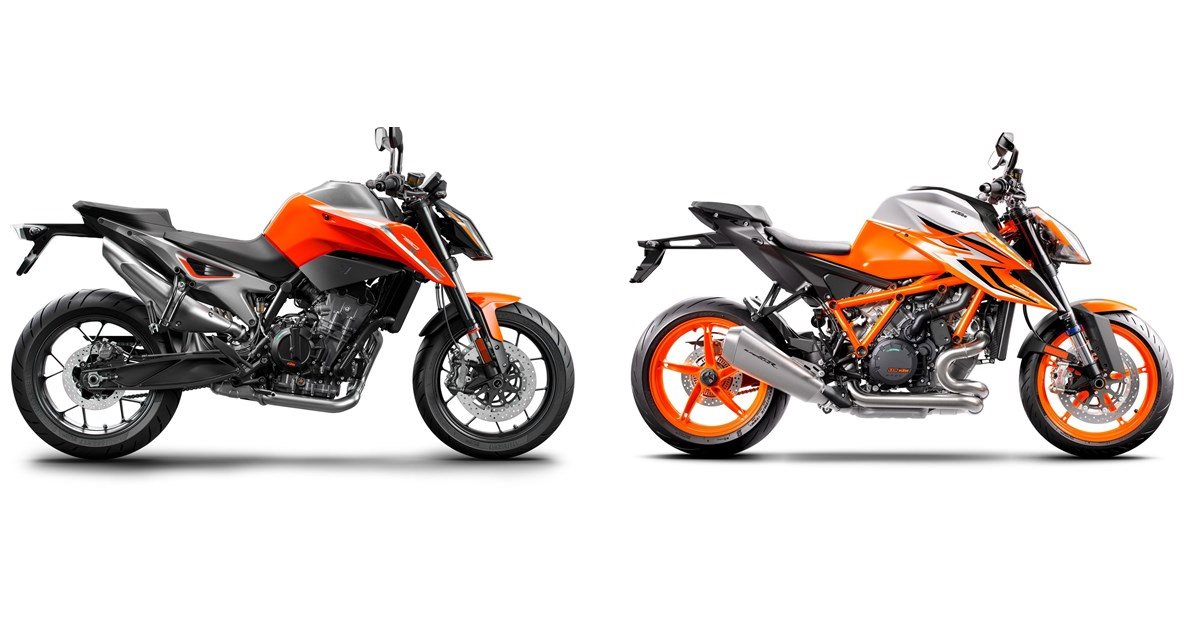 KTM 790 Duke 2020 vs KTM 1290 Super Duke R EVO 2023