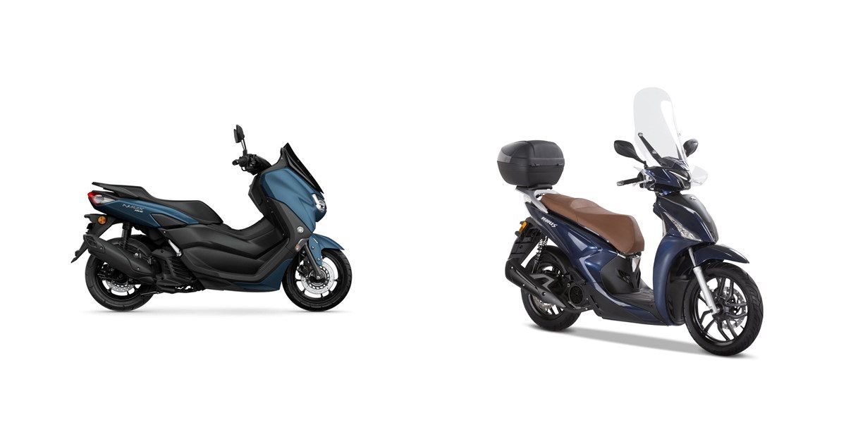 Motorrad Vergleich Yamaha NMAX 155 2023 vs. Kymco New People S 200i ABS ...