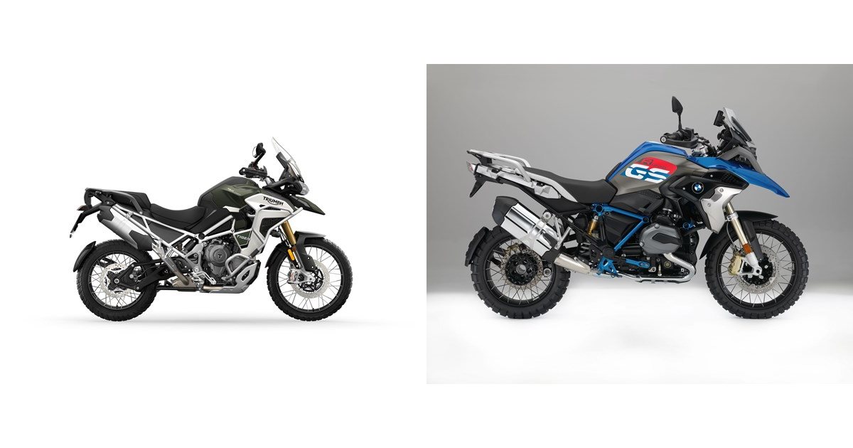 Motorrad Vergleich Triumph Tiger 1200 Rally Explorer 2023 vs. BMW R ...