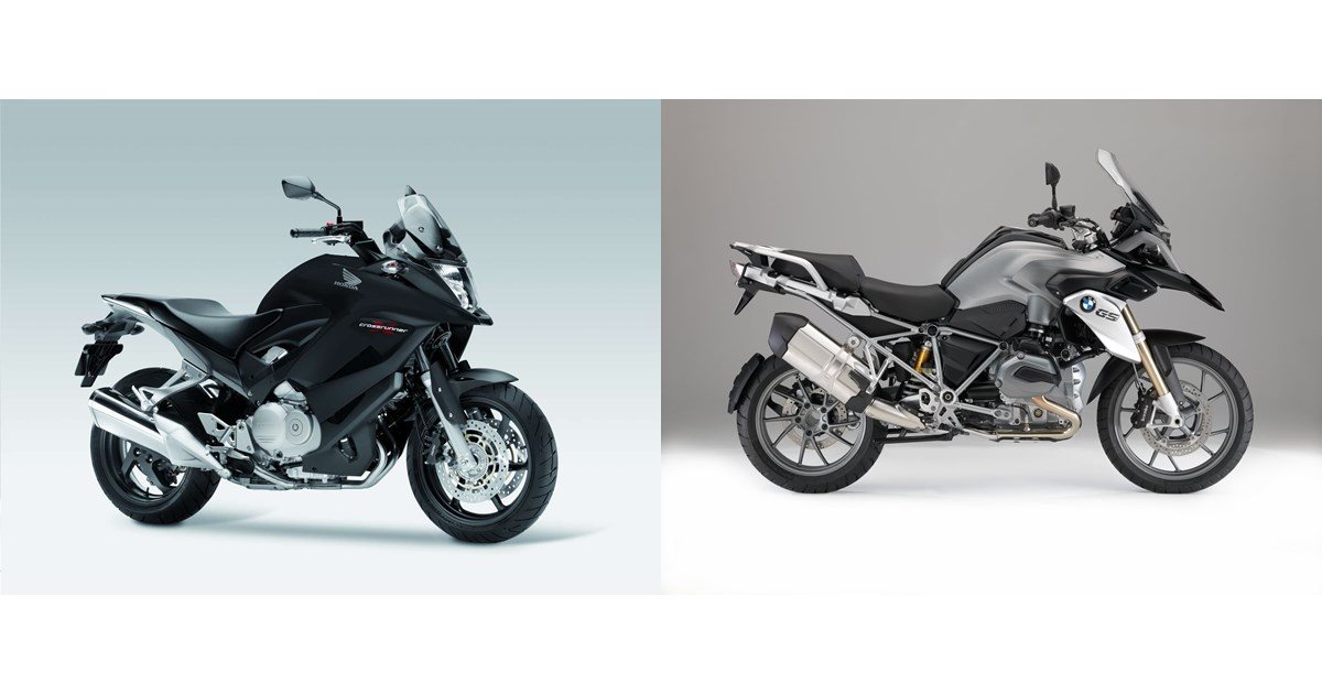 Motorrad Vergleich Honda VFR800X Crossrunner 2013 vs. BMW R 1200 GS 2015