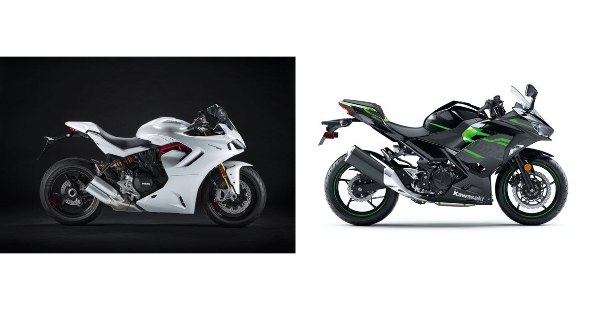 Ducati SuperSport 950 S 2021 vs Kawasaki Ninja 400 2020