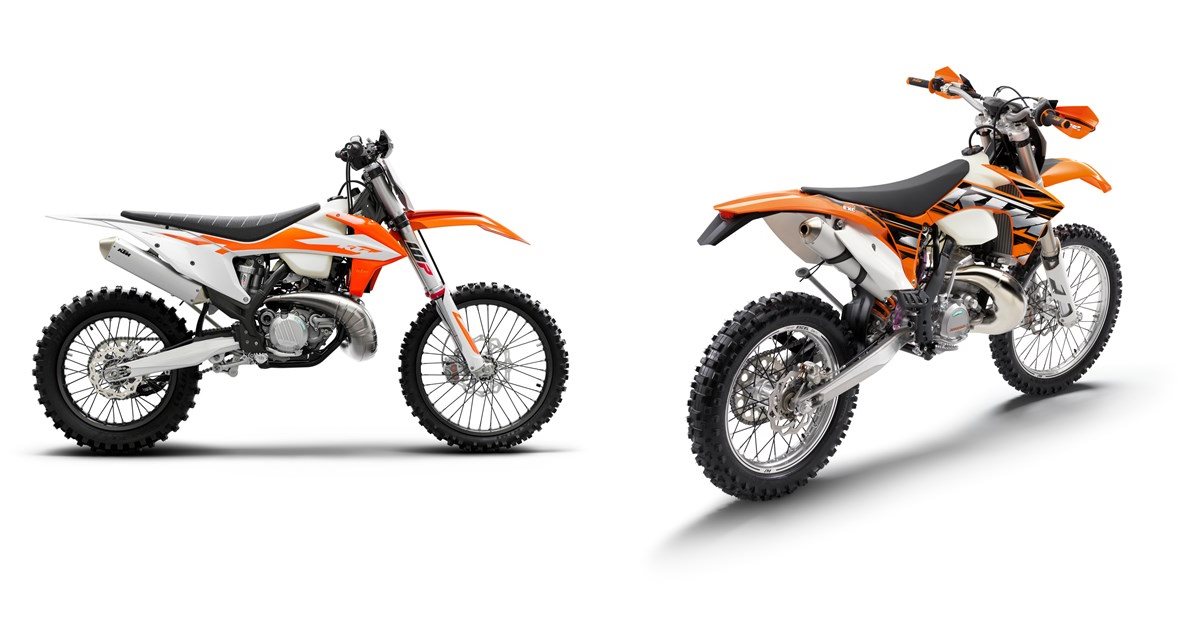 Motorrad Vergleich KTM 300 EXC TPI 2020 vs. KTM 200 EXC 2013