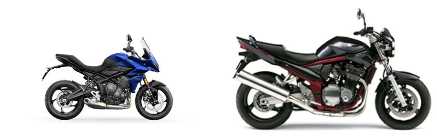Motorrad Vergleich Triumph Tiger Sport 660 2023 vs. Suzuki Bandit 1200 2006