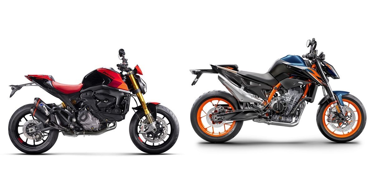Ducati Monster SP 2023 vs KTM 890 Duke R 2023