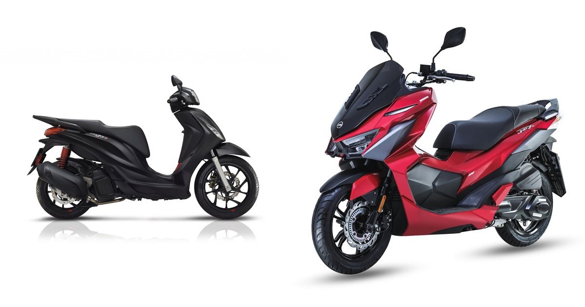 Motorrad Vergleich Piaggio Medley S 125 Ie Iget 2020 Vs Sym Jet X 125 2023