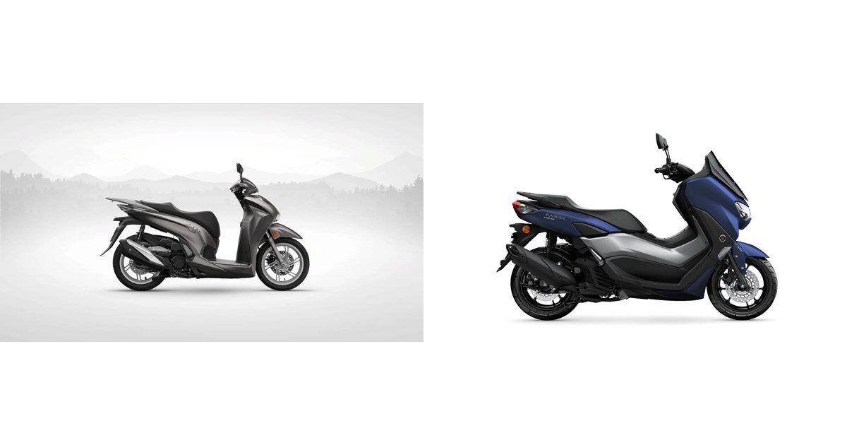 Honda SH350i 2023 vs Yamaha NMAX 155 2022