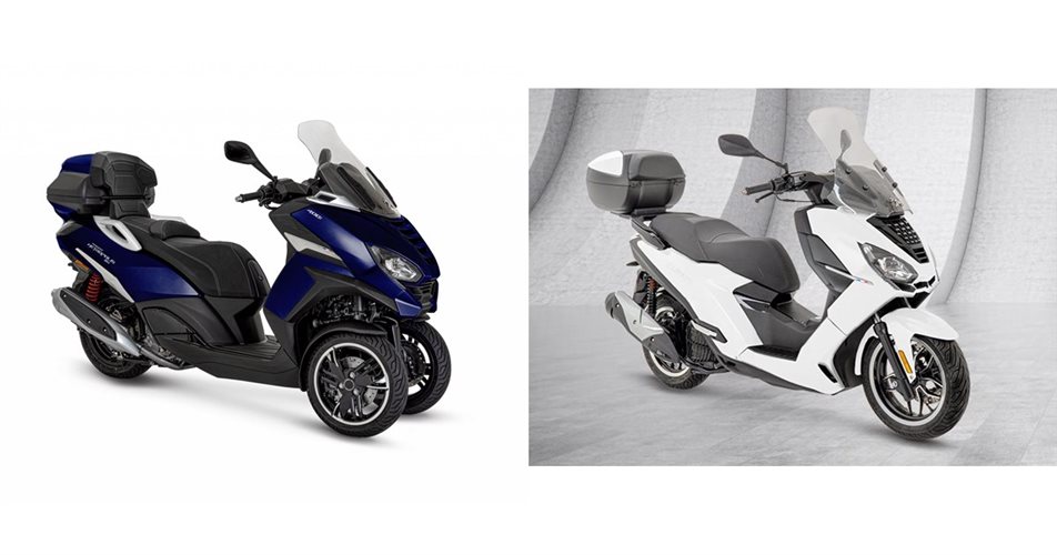 Motorrad Vergleich Peugeot Metropolis SW 2022 vs. Peugeot Pulsion 125 ...