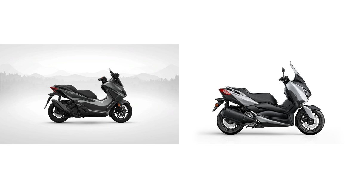 Honda Forza 350 2023 vs Yamaha XMAX 300 2020