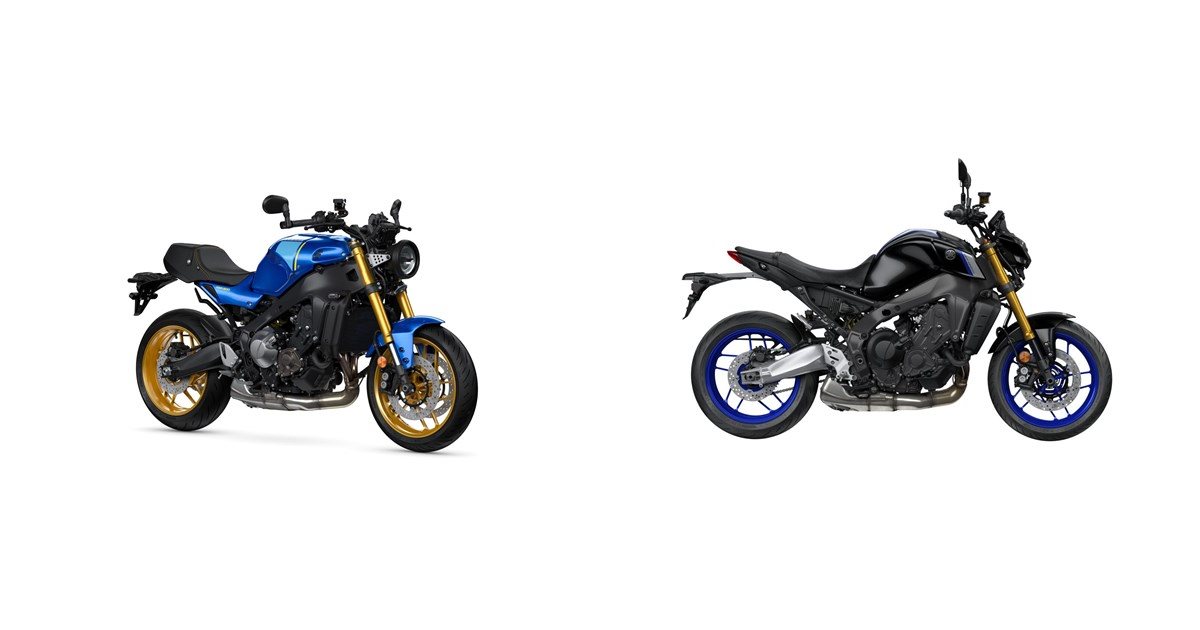Motorrad Vergleich Yamaha XSR900 2023 vs. Yamaha MT-09 SP 2021