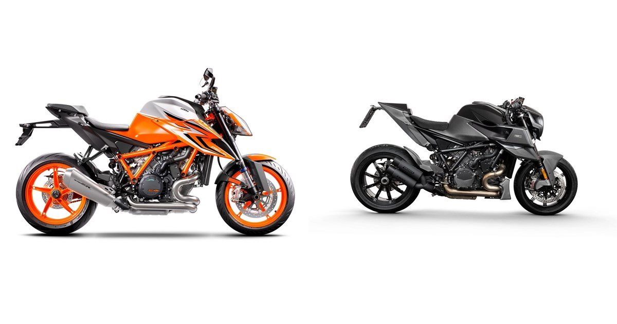 Motorrad Vergleich KTM 1290 Super Duke R EVO 2023 vs. Brabus 1300 R ...