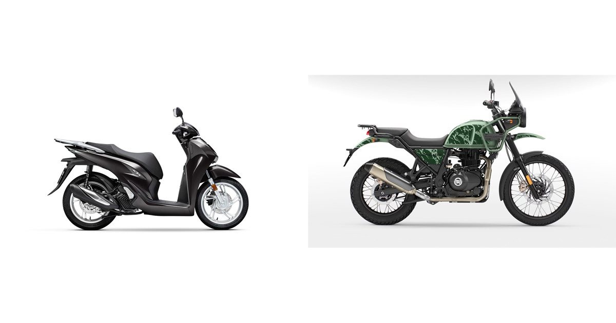 Honda SH150i 2021 vs Royal Enfield Himalayan 2021