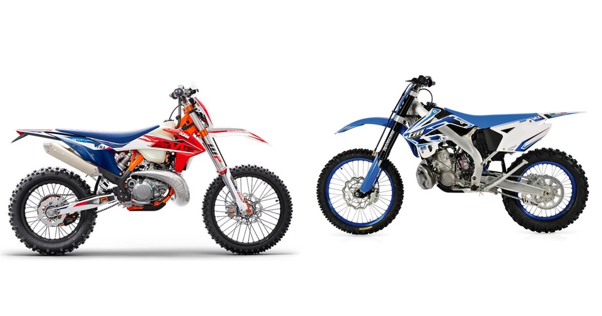 Motorrad Vergleich KTM 300 EXC SIX DAYS 2023 vs. TM MX 300 2013