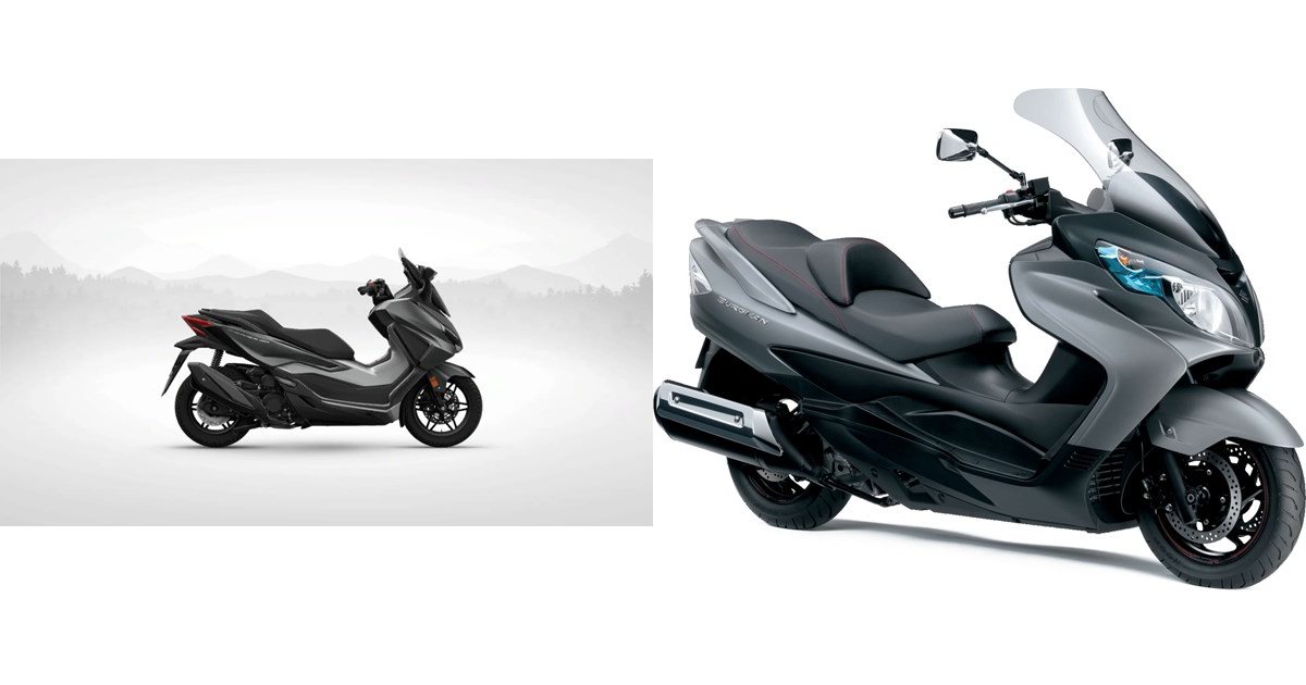 Honda Forza 350 2023 vs Suzuki Burgman 400 2013