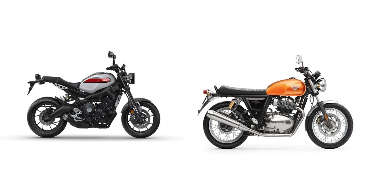 Motorrad Vergleich Yamaha XSR900 2019 vs. Royal Enfield Interceptor 650 ...
