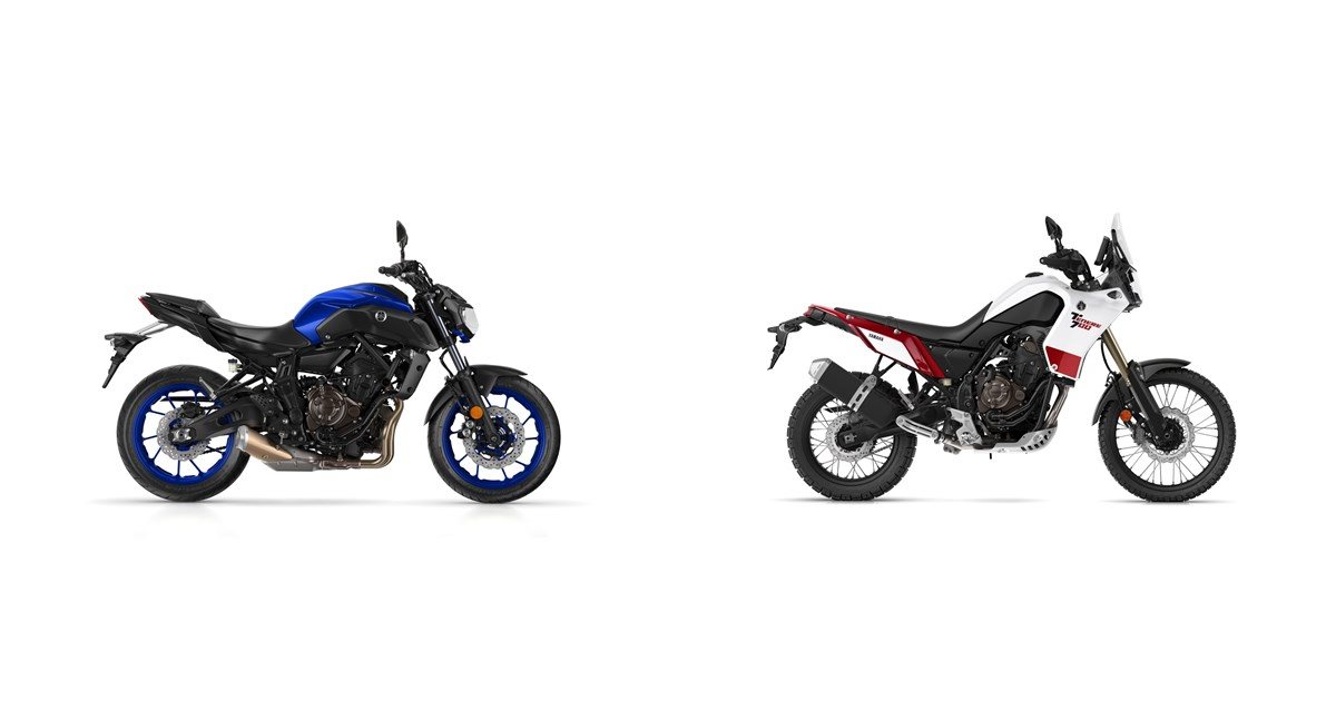 Yamaha MT-07 2018 vs Yamaha Tenere 700 2019