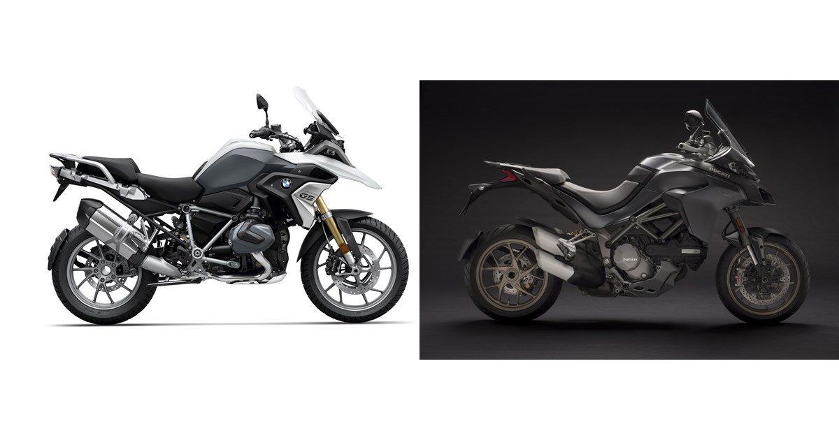 Motorrad Vergleich BMW R 1250 GS 2021 vs. Ducati Multistrada 1260 S 2018