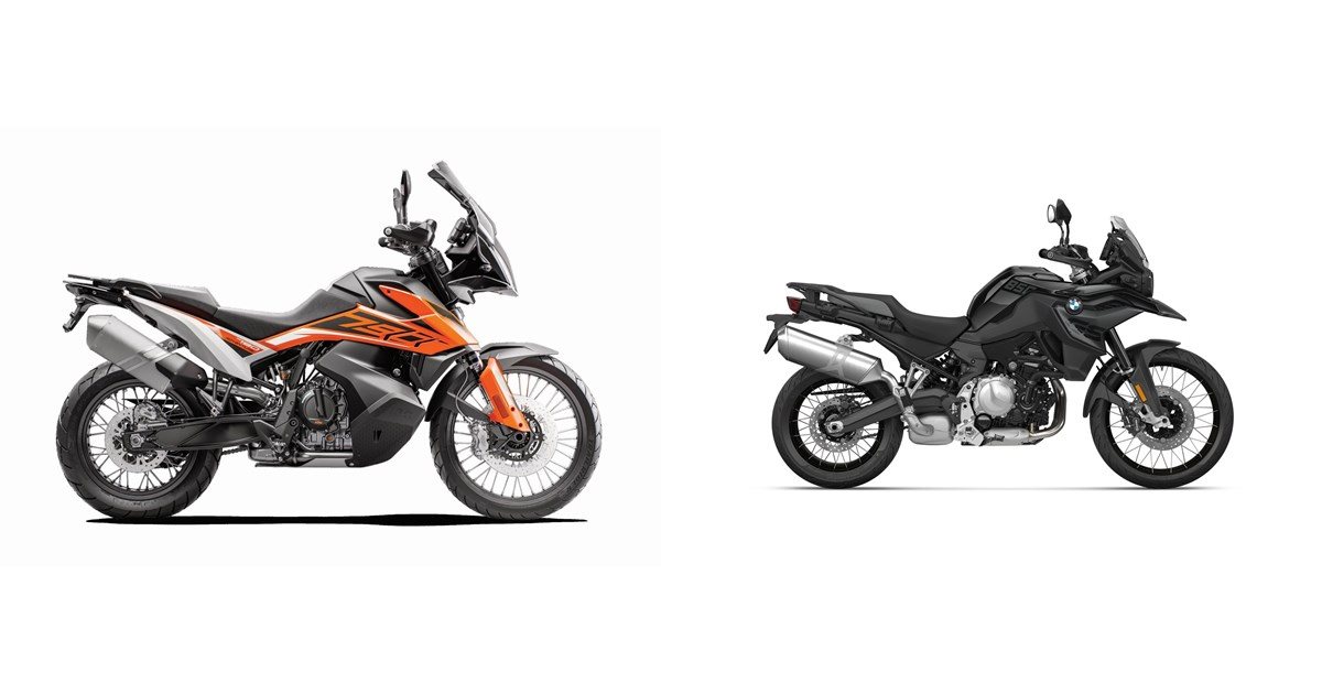 KTM 790 Adventure 2020 vs BMW F 850 GS 2022