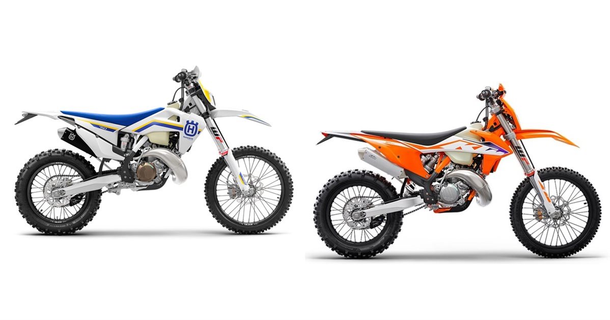 Husqvarna TE 150 Heritage 2023 vs KTM 150 EXC TPI 2023