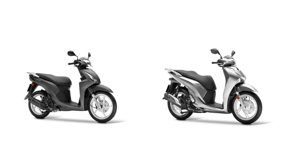 Motorrad Vergleich Honda NSC Vision 110 2019 vs. Honda SH125i 2018
