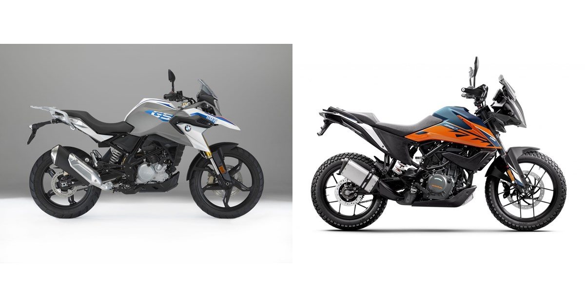 Motorrad Vergleich BMW G 310 GS 2017 vs. KTM 390 Adventure 2023