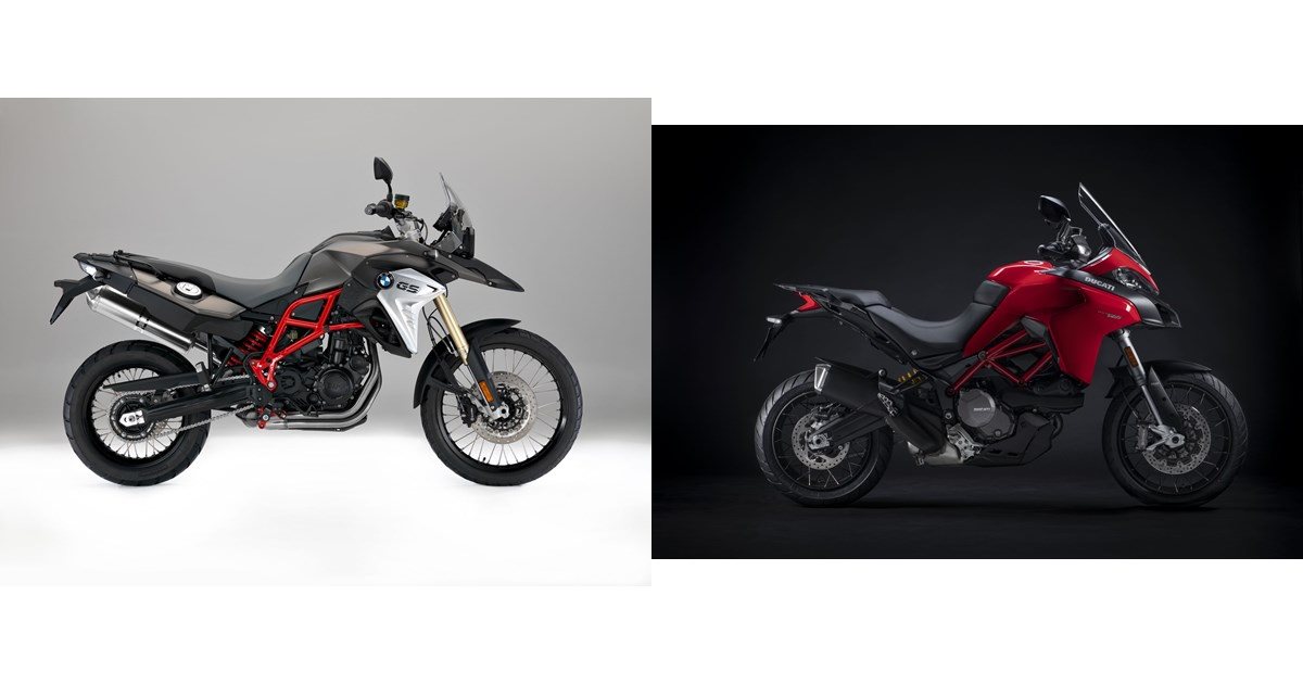 Motorrad Vergleich BMW F 800 GS 2017 vs. Ducati Multistrada 950 S 2019