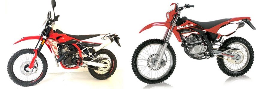 Motorrad Vergleich SWM RS 125 R 2022 vs. Beta RR Enduro 4T 125 AC 2009