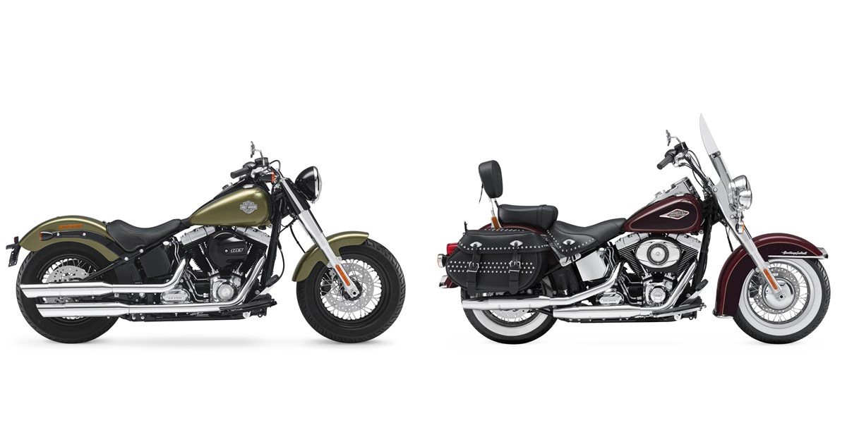 Harley-Davidson Softail Slim FLS 2017 vs Harley-Davidson Softail ...