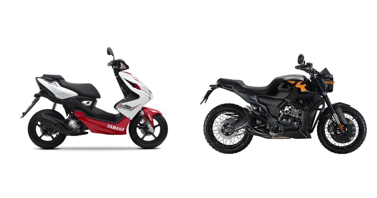 Motorrad Vergleich Yamaha Aerox R 2017 Vs Zontes 125 Gk 2023