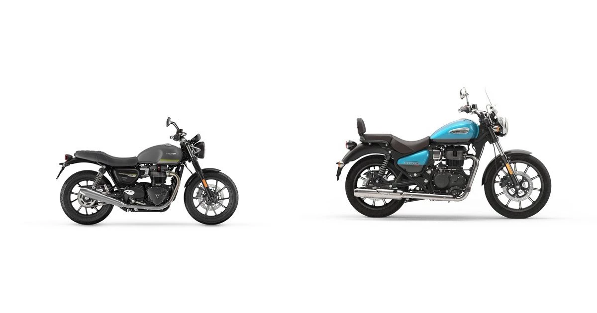 Triumph Speed Twin 900 2023 vs Royal Enfield Meteor 350 Supernova 2023
