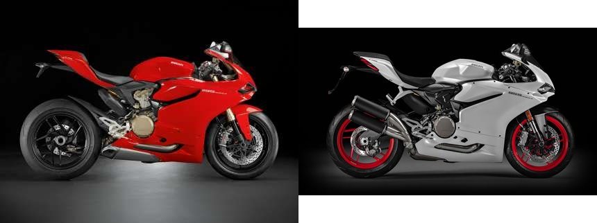 Motorrad Vergleich Ducati 1199 Panigale 2012 vs. Ducati 959 Panigale 2016
