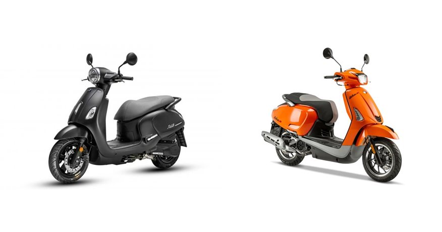 Motorrad Vergleich Sym Fiddle 125 E5 2021 vs. Kymco Like II S 125i CBS 2021