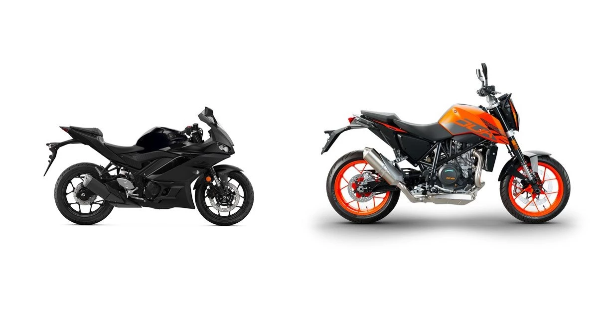 Yamaha R3 2021 vs KTM 690 Duke 2019