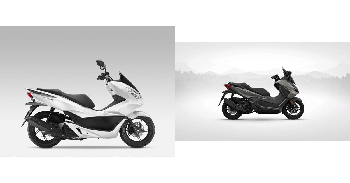 Honda PCX 125 2020 vs Honda Forza 125 2023