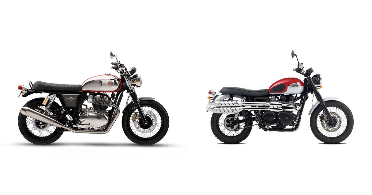 Royal Enfield Interceptor 650 2023 vs Triumph Scrambler 2015