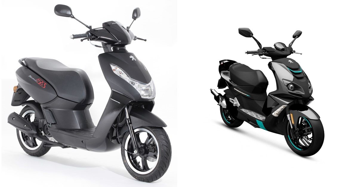 Motorrad Vergleich Peugeot Kisbee 50 RS 2T 2014 vs. Peugeot Speedfight ...