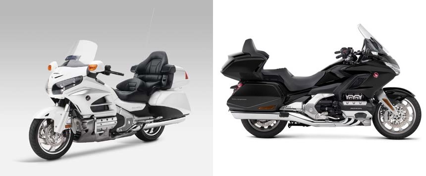 Honda GL 1800 Goldwing 2012 vs Honda GL 1800 Goldwing Tour DCT 2020