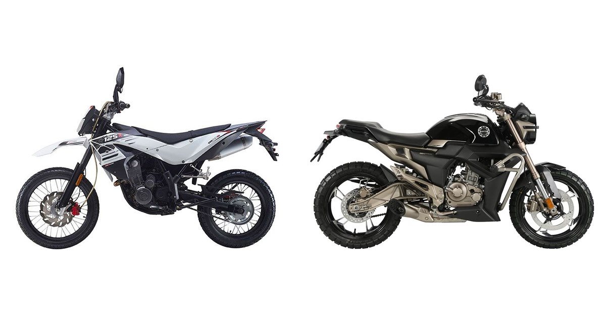 Motorrad Vergleich KSR Moto TR 125 X 2020 vs. Zontes 125 G1 2021