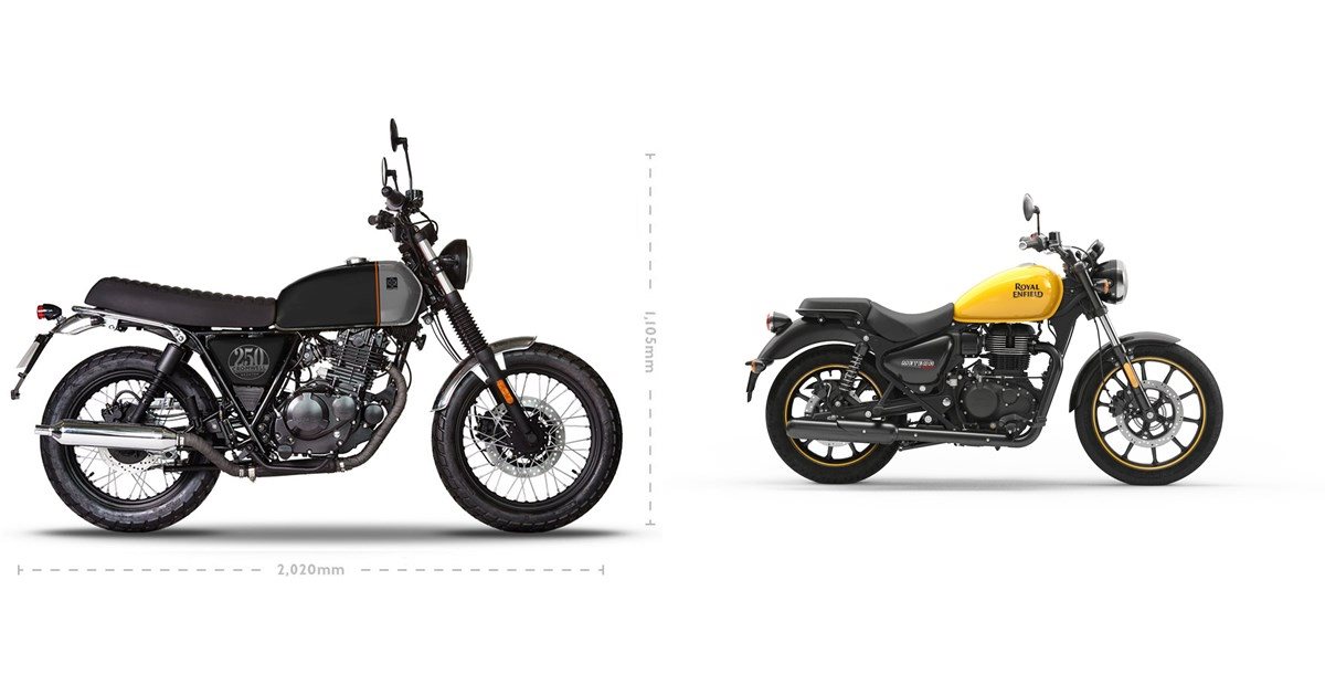 Brixton Cromwell 250 2021 vs Royal Enfield Meteor 350 Fireball 2023