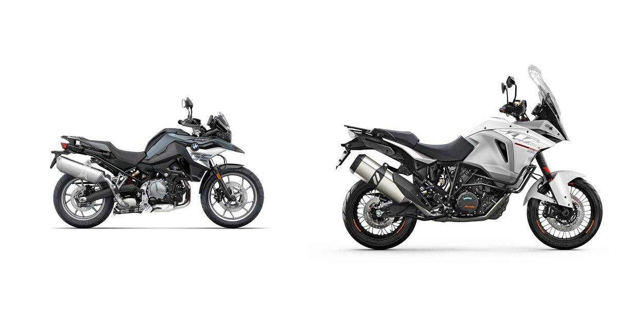 Motorrad Vergleich BMW F 750 GS 2021 vs. KTM 1290 Super Adventure T 2017