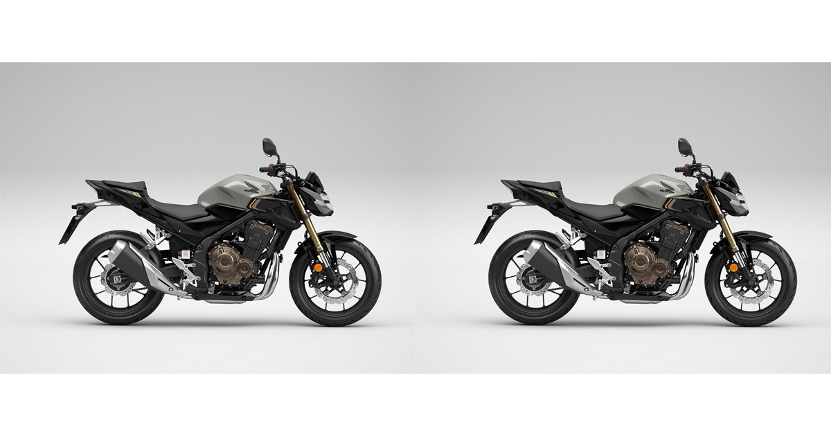 Motorrad Vergleich Honda CB500F 2023 vs. Honda CB500F 2022